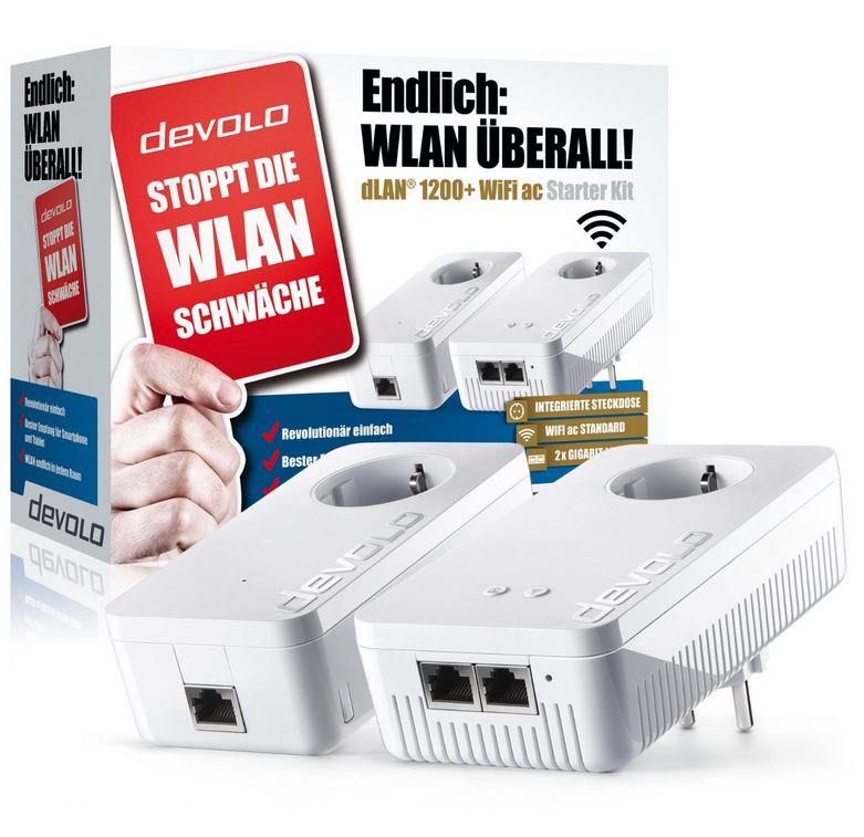 Produkttest: Devolo dLAN 1200+ WiFi ac Powerlan Adapter Starter Kit