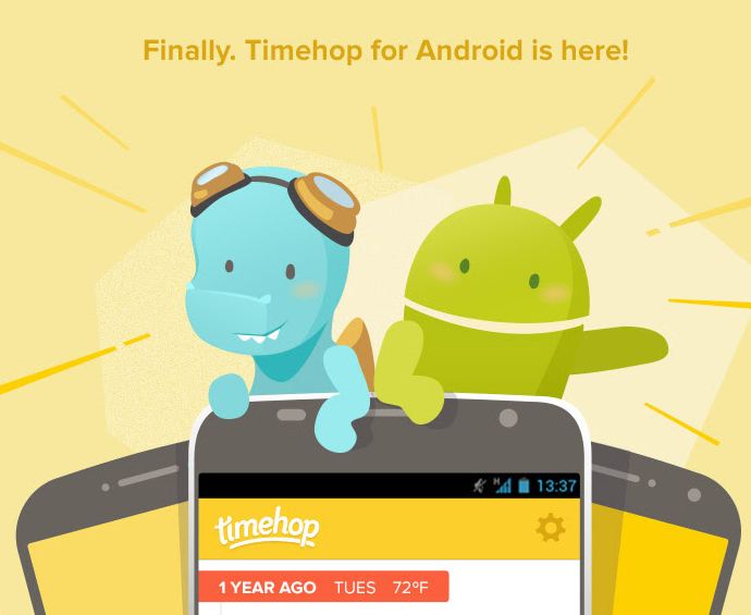 Endlich: Timehop für Android ist da!